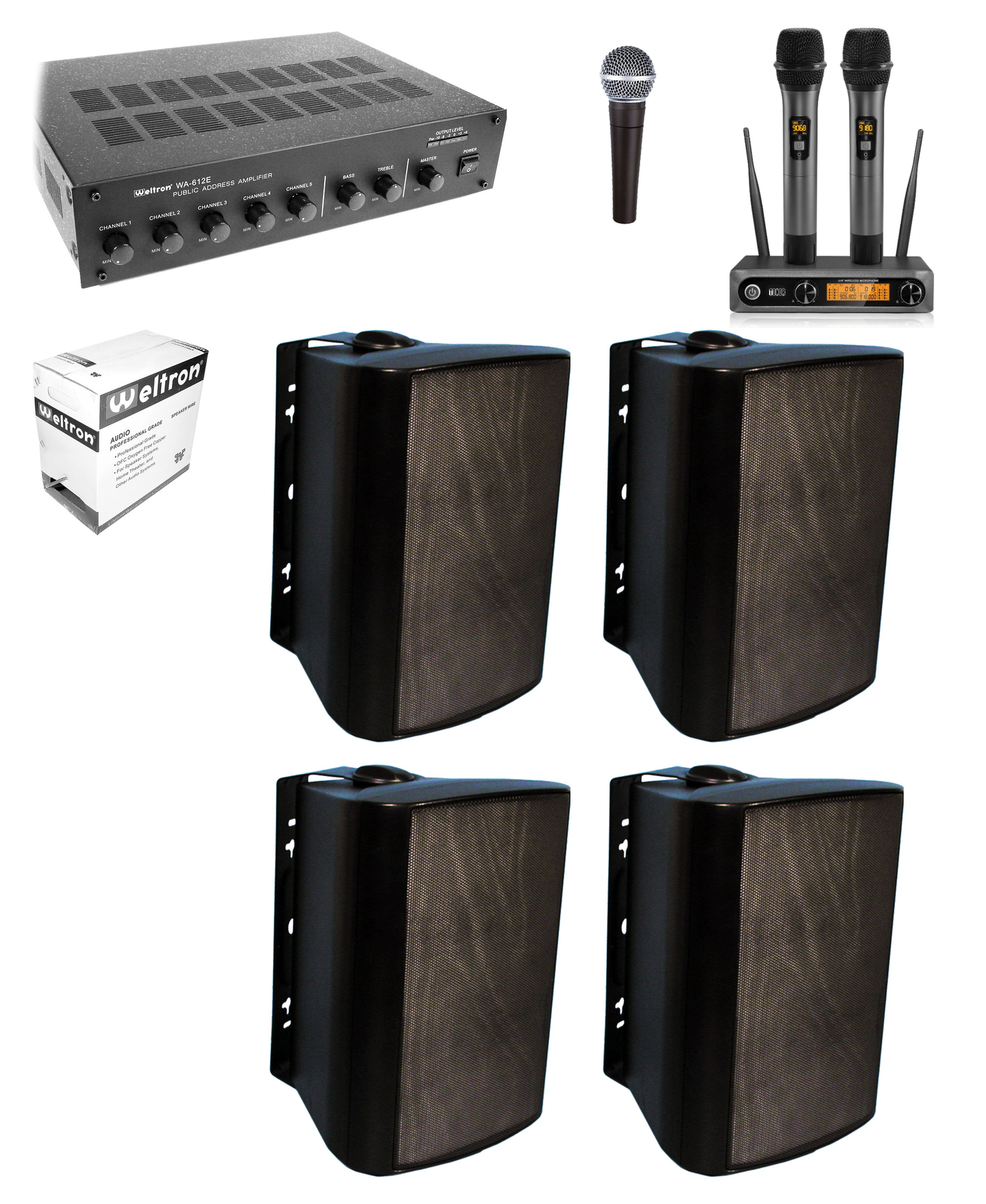 Medium-Sized PA Public Address Sound System Baseball Softball Speaker